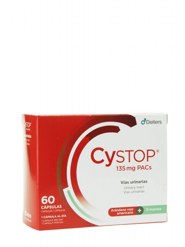 Deiters cystop 135 mg pacs 60 cápsulas.. Comprar a precio en oferta