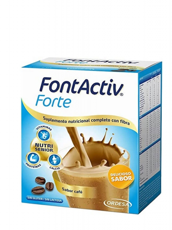 Fontactiv forte sabor café 14 sobres x 30gr. Comprar a precio en oferta