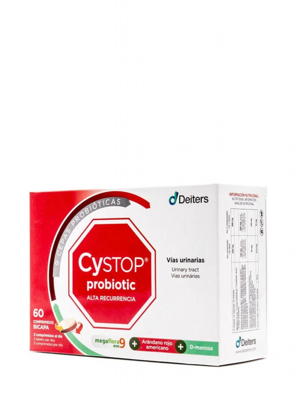 Deiters cystop probiotic 60 comprimidos. Comprar a precio en oferta