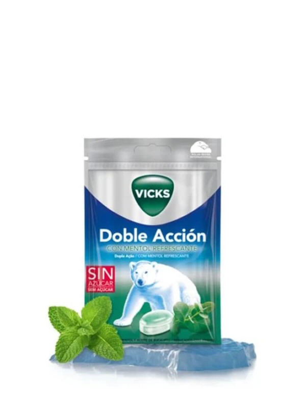Vicks doble acción con mentol sin azúcar 72 gr. Comprar a precio en oferta