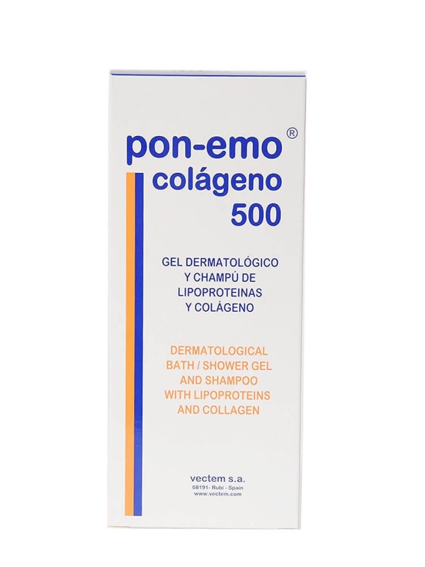Pon-emo colágeno gel-champú dermatológico 500 ml. Comprar a precio en ...